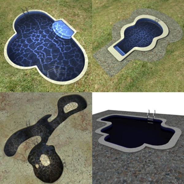 Swimming Pools 3d Model