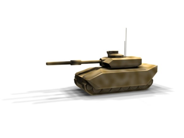 3ds max challenger tank
