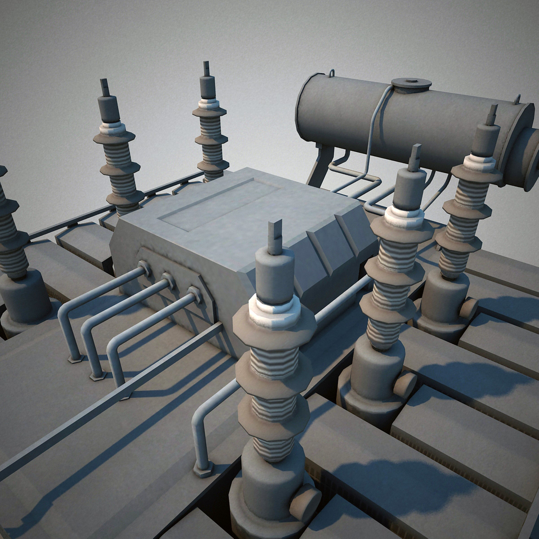 substation v4 3d model