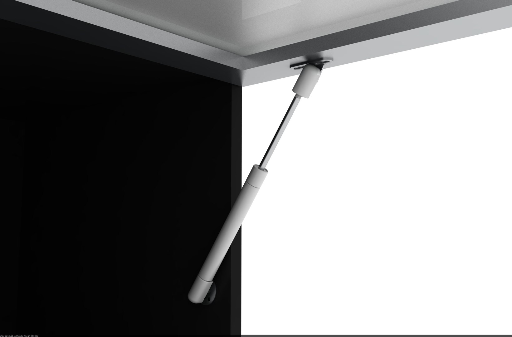 3d Model Hinge Furniture Door Hydraulic