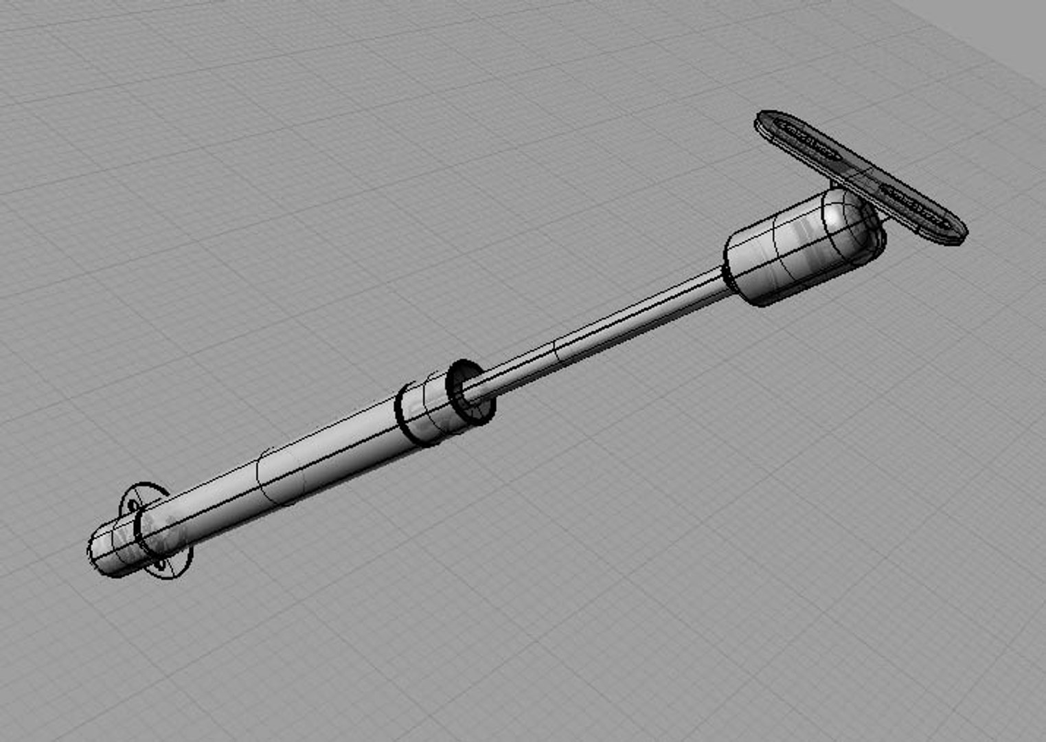 3d Model Hinge Furniture Door Hydraulic