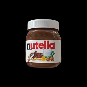 3D Nutella Models - Browse & Download Formats - TurboSquid