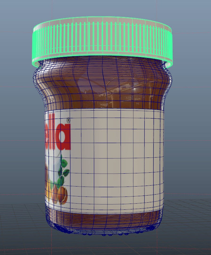 Nutella 400gr Jar 3D Model - TurboSquid 1452313