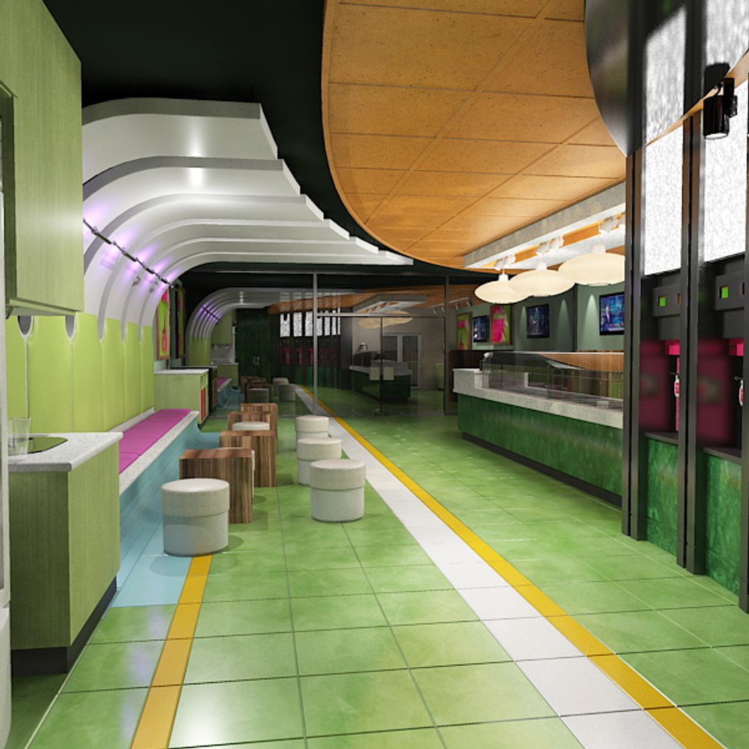 3d 16 Handles Yogurt Bar