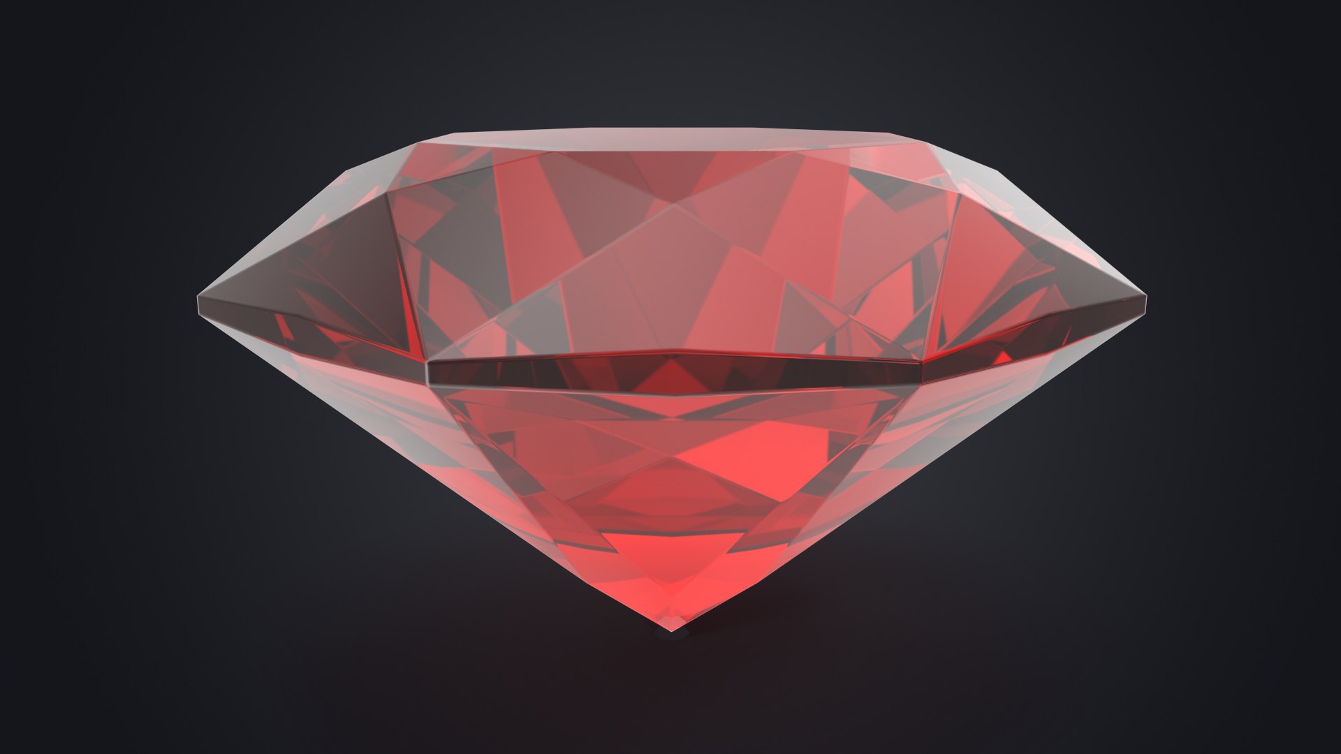 3D model Single Cut Ruby - TurboSquid 1837817