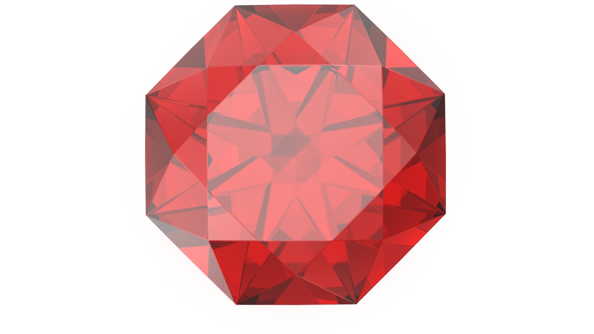 3D Model Single Cut Ruby - TurboSquid 1837817