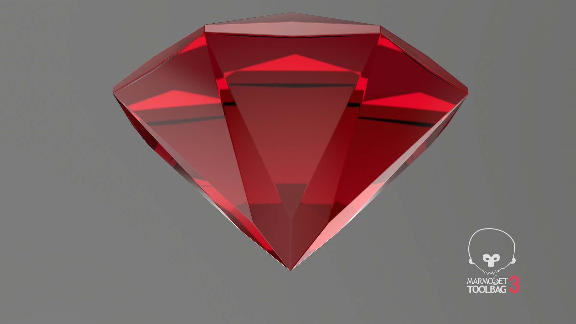 3D Model Single Cut Ruby - TurboSquid 1837817