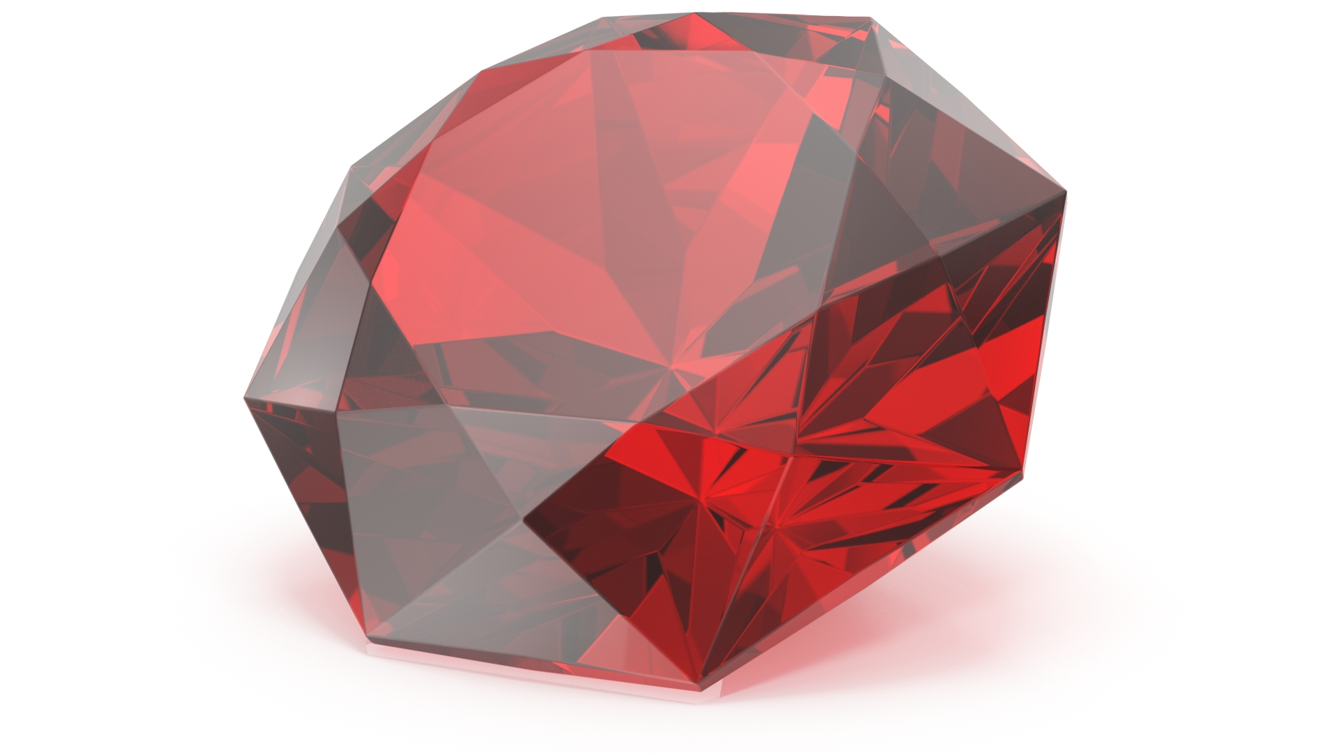 3D model Single Cut Ruby - TurboSquid 1837817