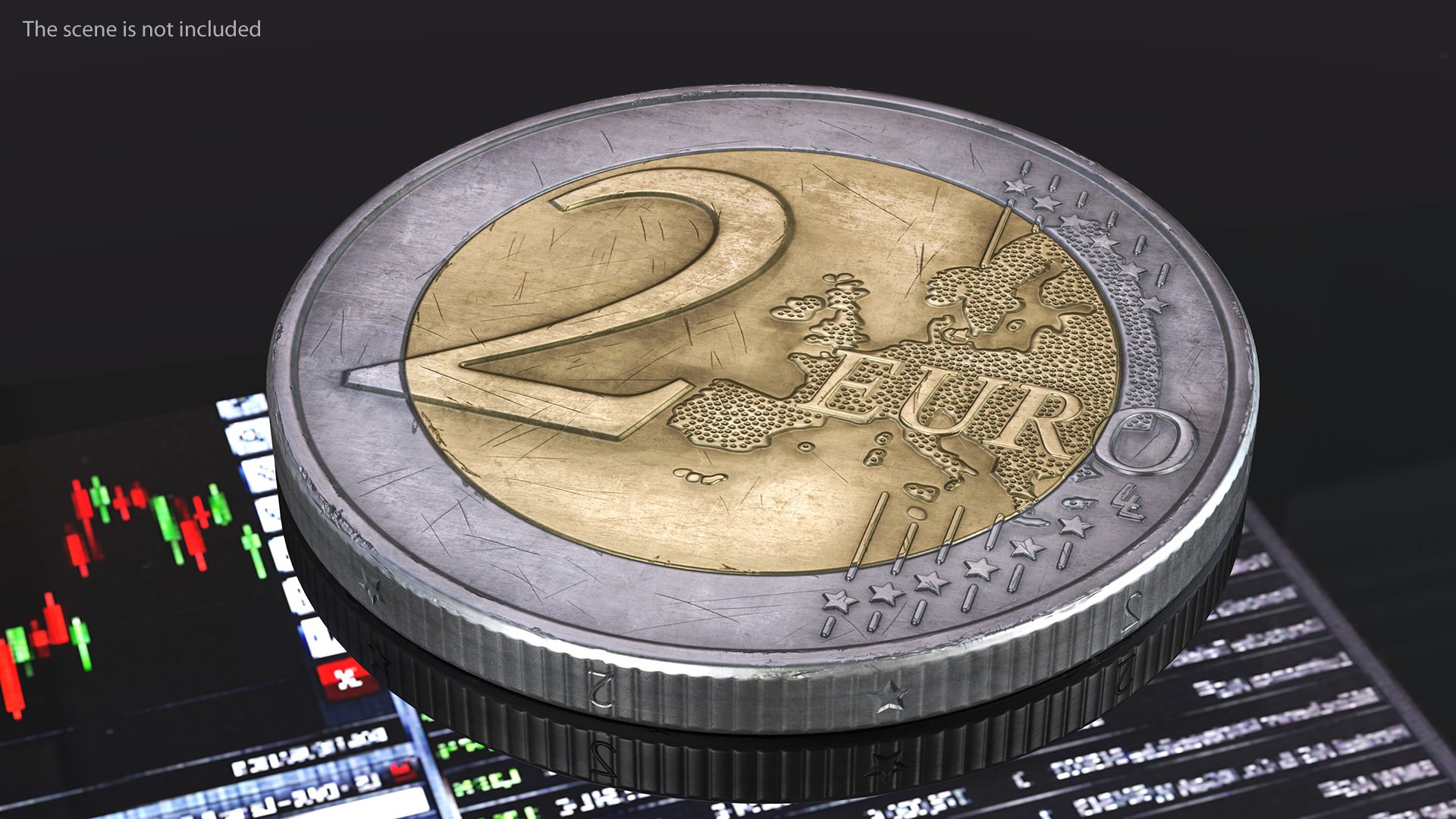 3D Italy BiMetallic 2 Euro Coin Model - TurboSquid 2146031