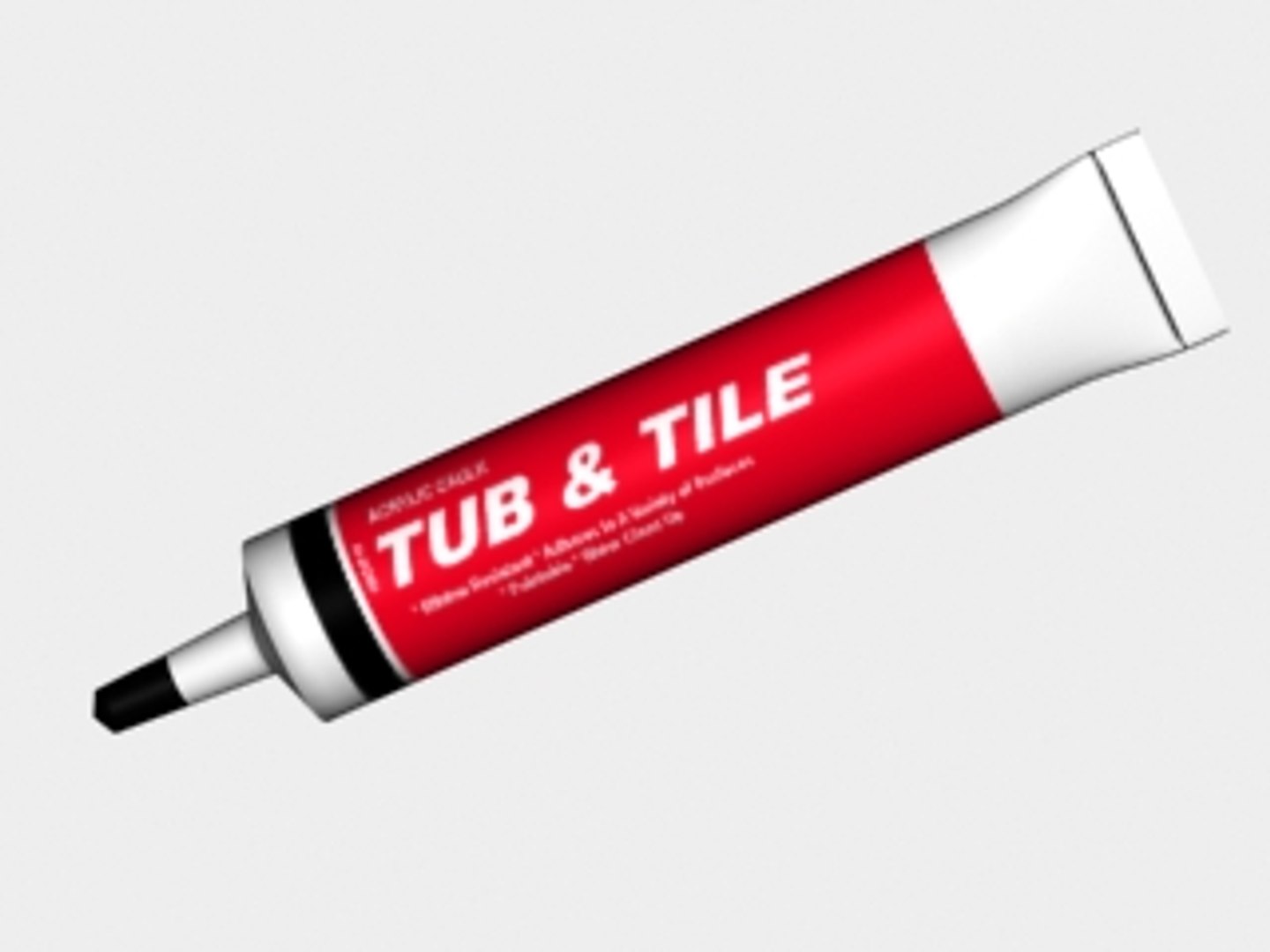 Tube Caulk 3d Model