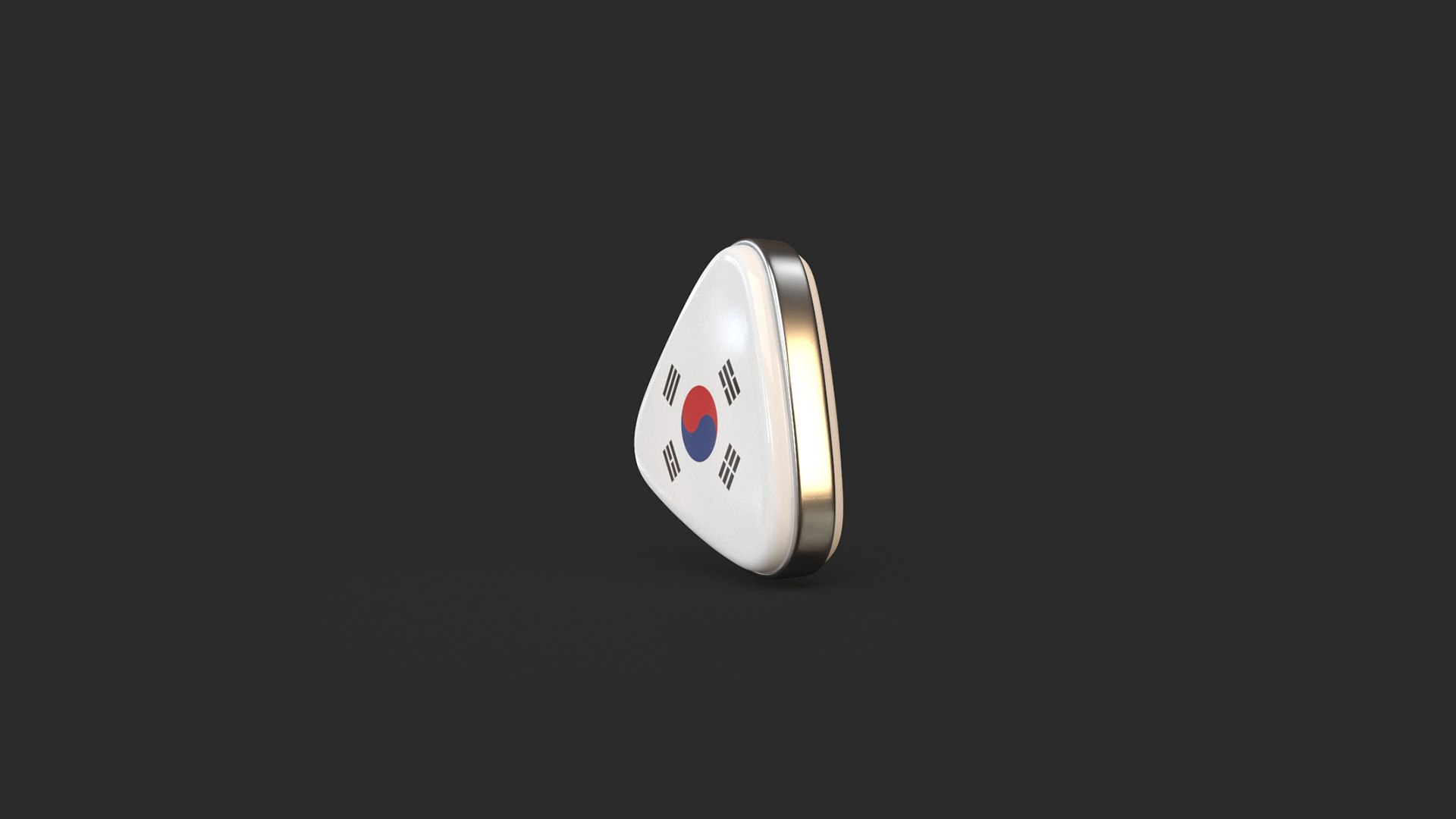 South Korea Flag Icon 3D Model - TurboSquid 2058971