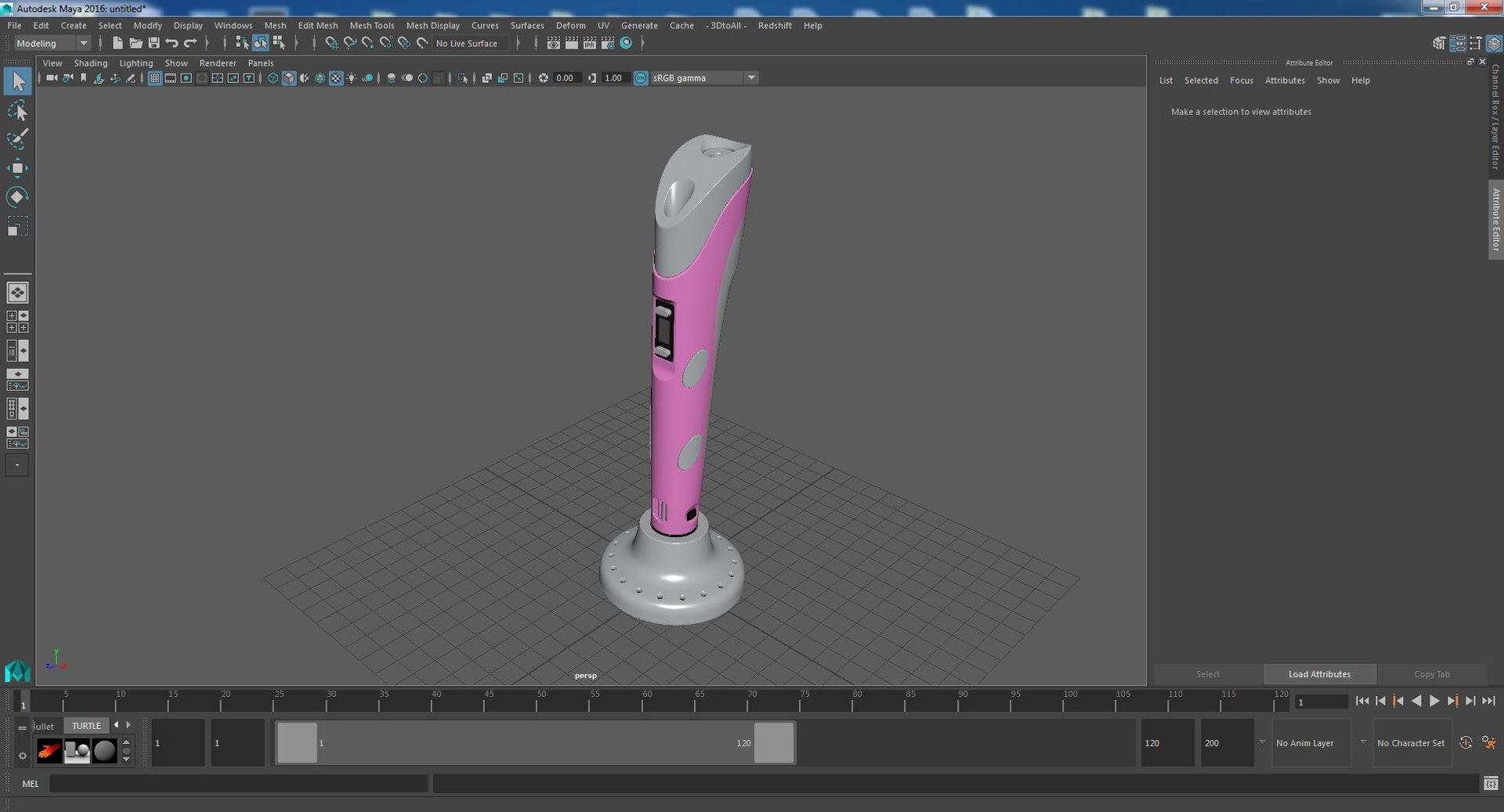 3D Pink 3D Pen Children - TurboSquid 2130612