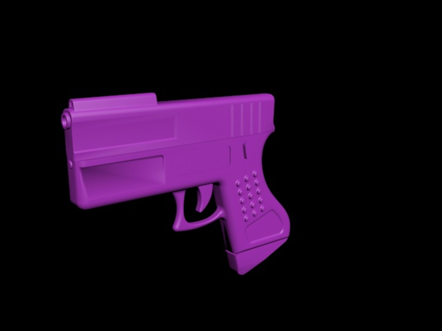 3d concept conceptual gun
