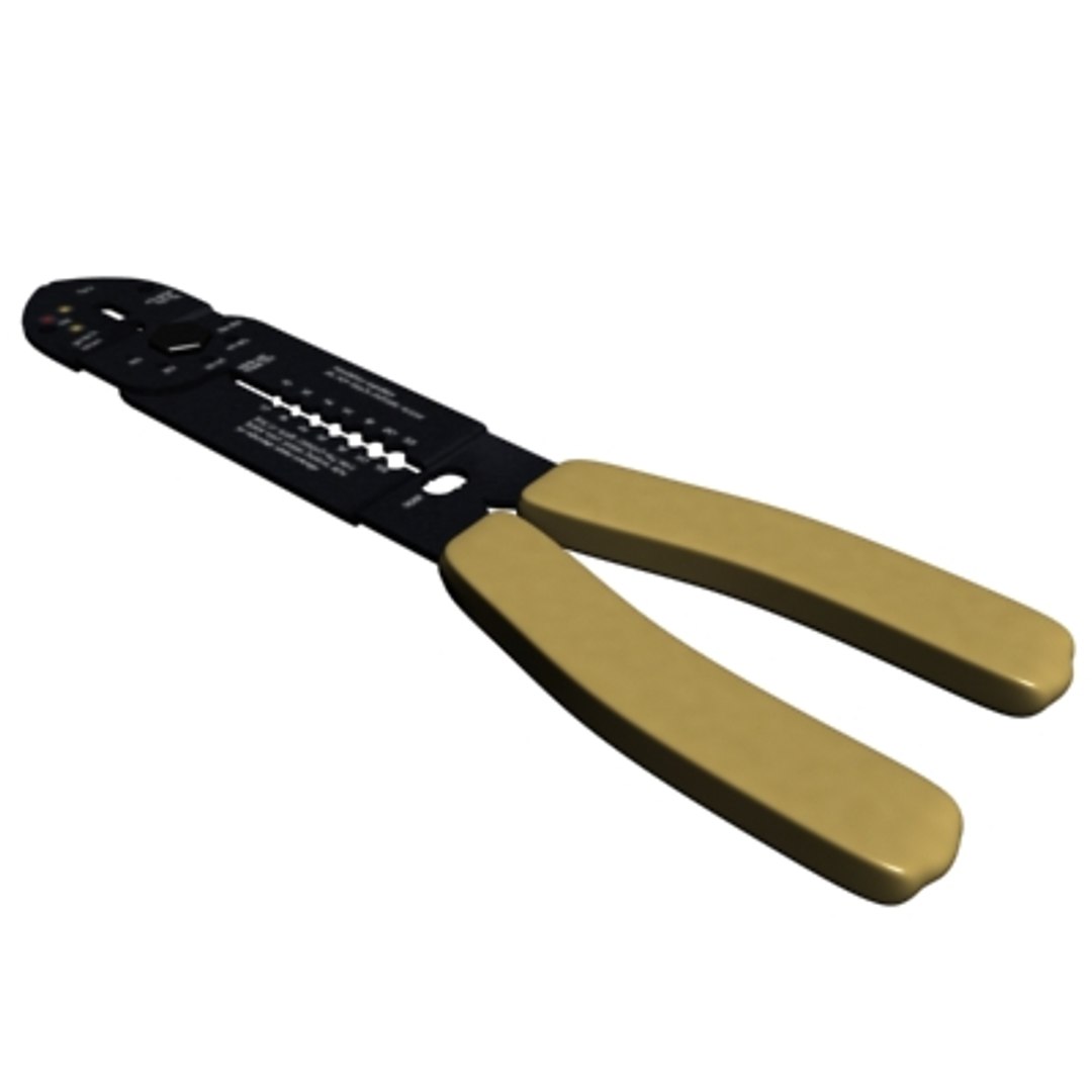 Wire Stripper 3d Model