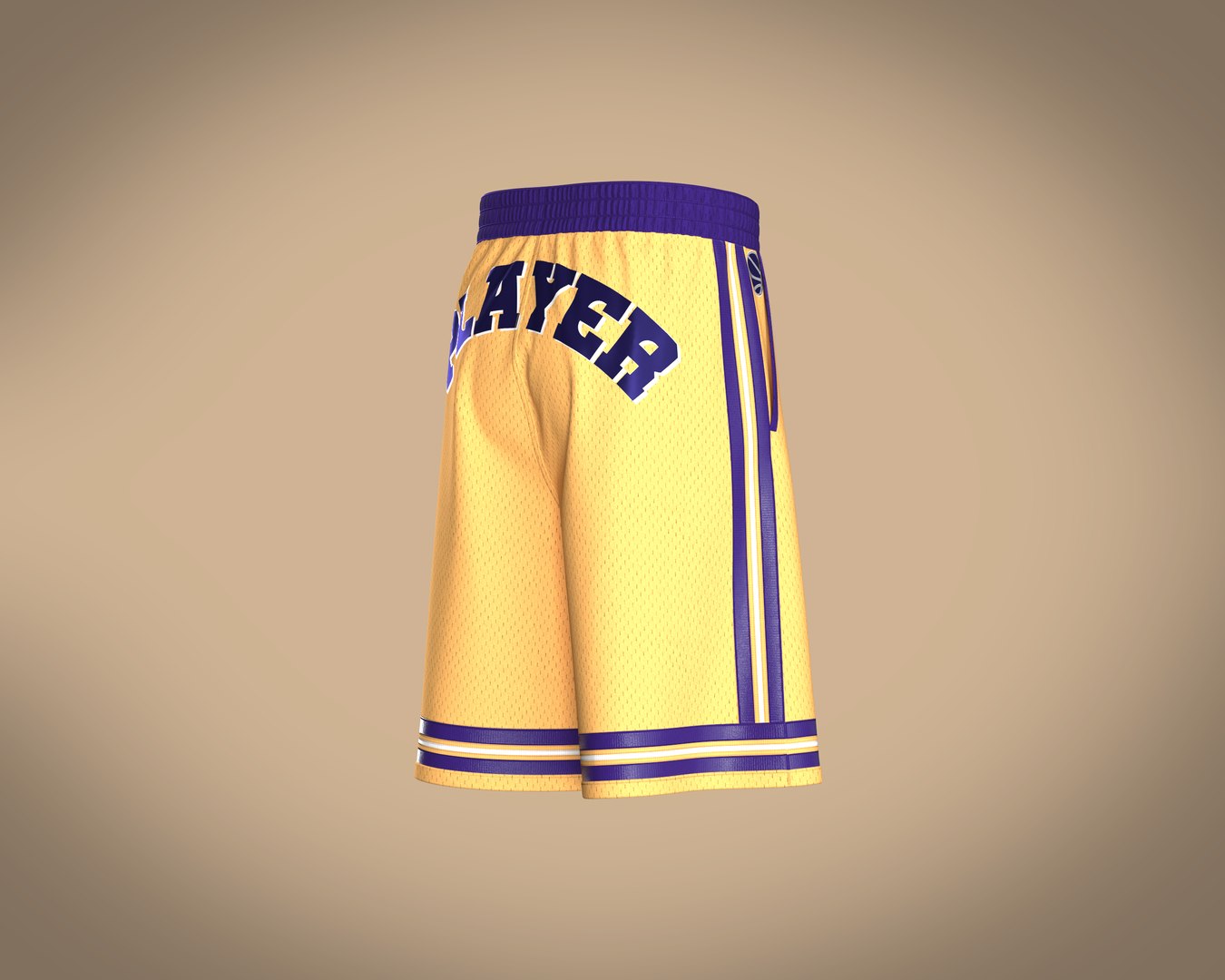 3D Mens Knee Length Striped Basketball Shorts With Graphics Model ...