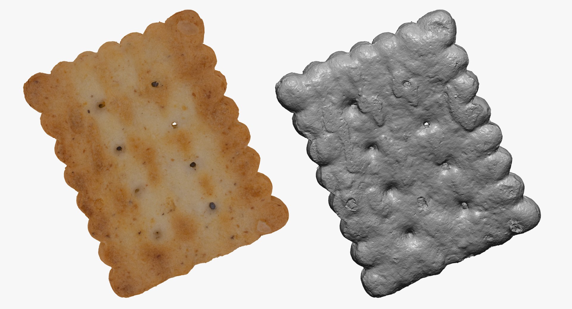 Cracker rectangular 01 raw 3D - TurboSquid 1534850