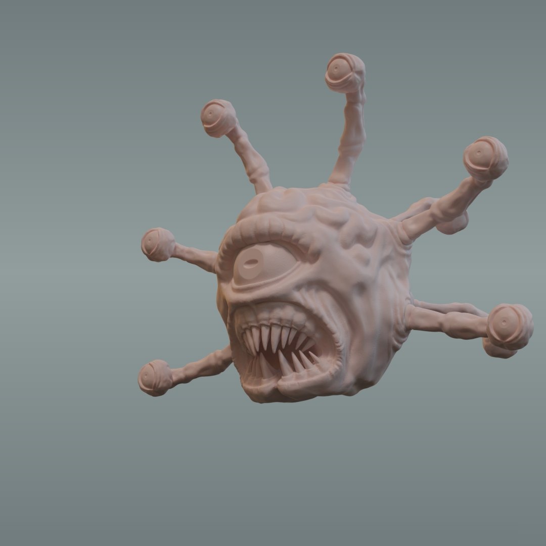 Sculpt Beholder Model - TurboSquid 1438810