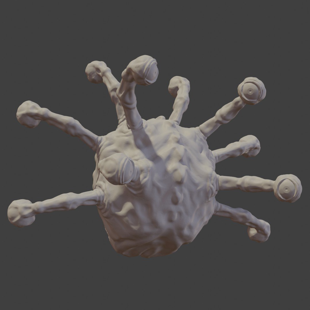 Sculpt Beholder Model - TurboSquid 1438810