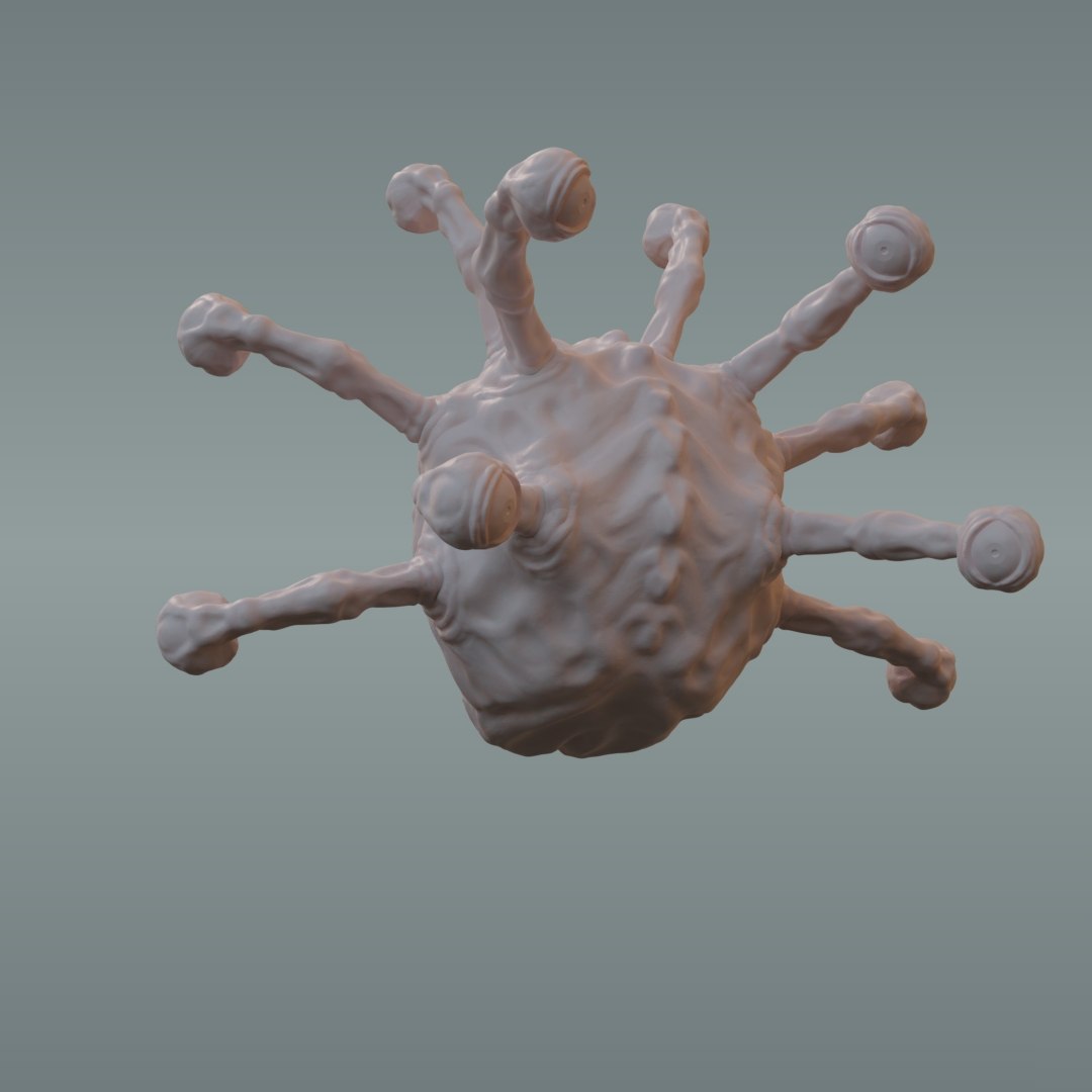 Sculpt Beholder Model - TurboSquid 1438810