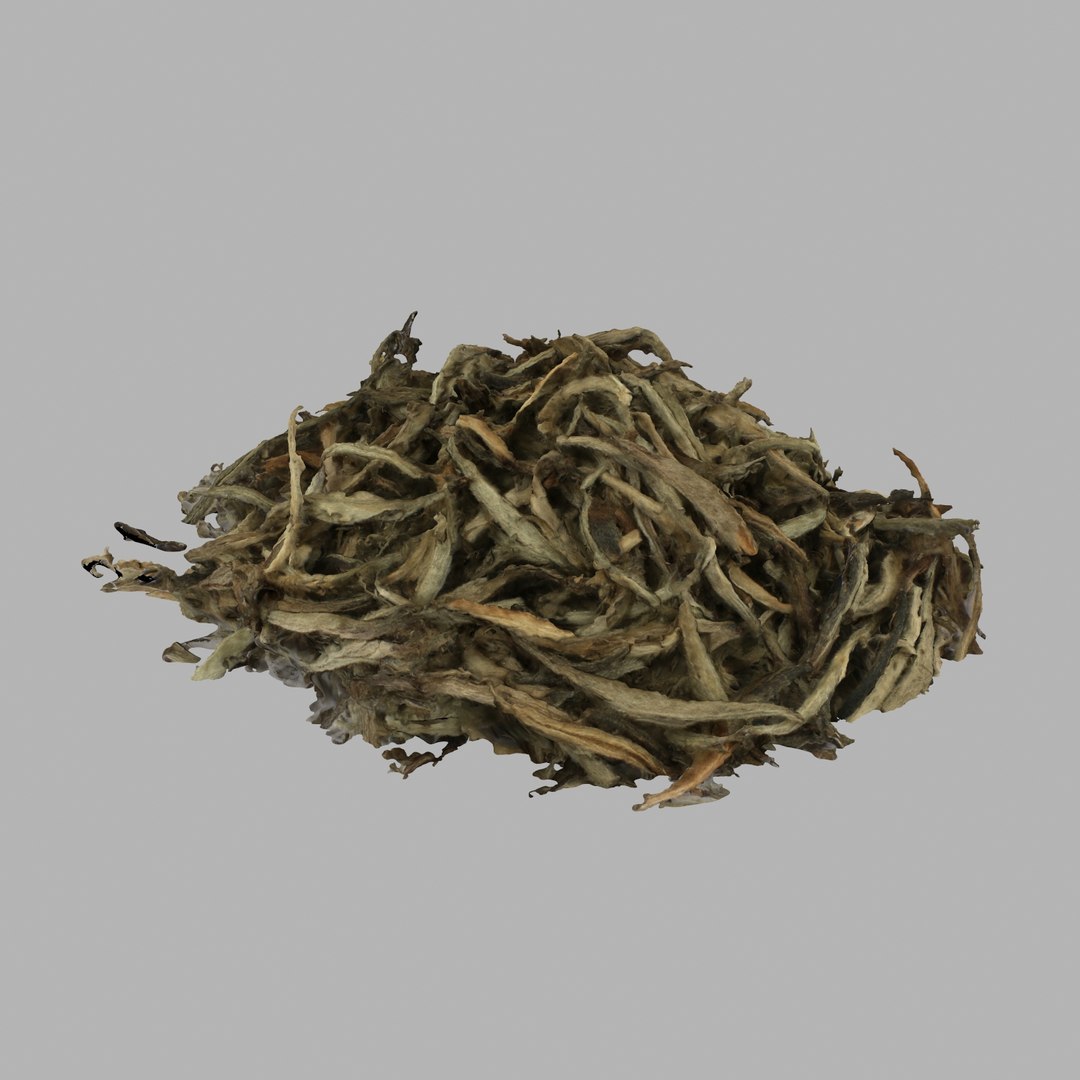 3D Model Tea Leaves White - TurboSquid 1365206