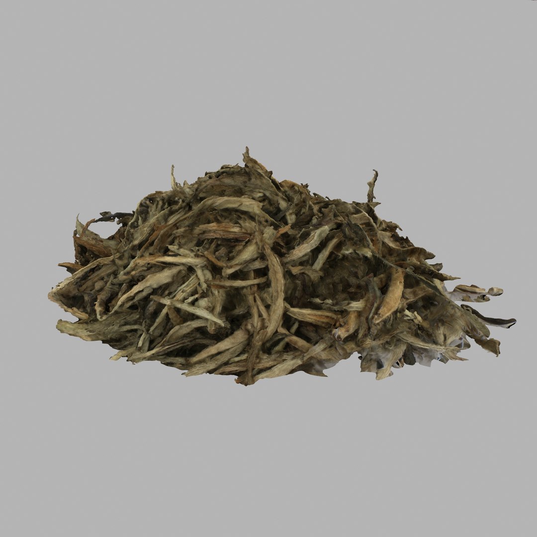 3D Model Tea Leaves White - TurboSquid 1365206