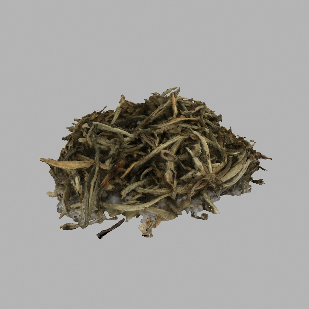 3D Model Tea Leaves White - TurboSquid 1365206