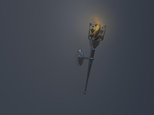 3d wall torch