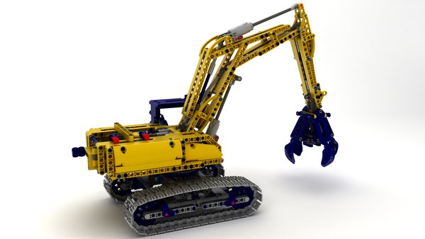 modelo 3d Excavadora técnica LEGO - TurboSquid 2328022