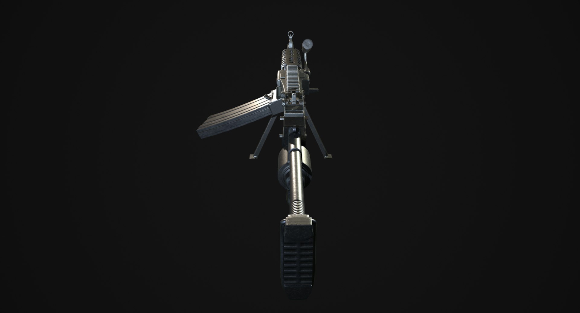 3D M249 Machine Gun - TurboSquid 1341631