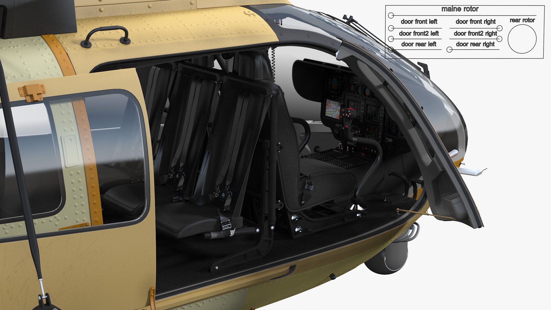 3D armed aerial scout 72x - TurboSquid 1495146