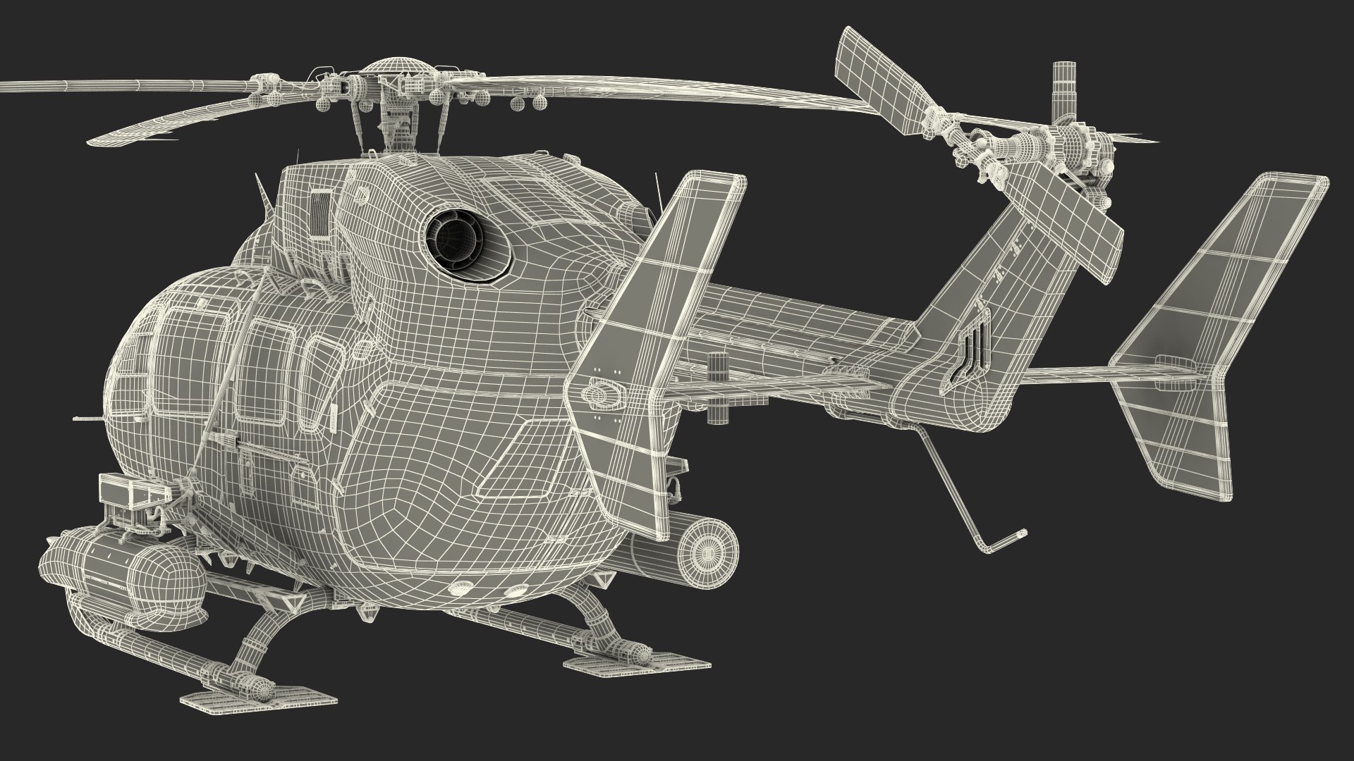 3D armed aerial scout 72x - TurboSquid 1495146