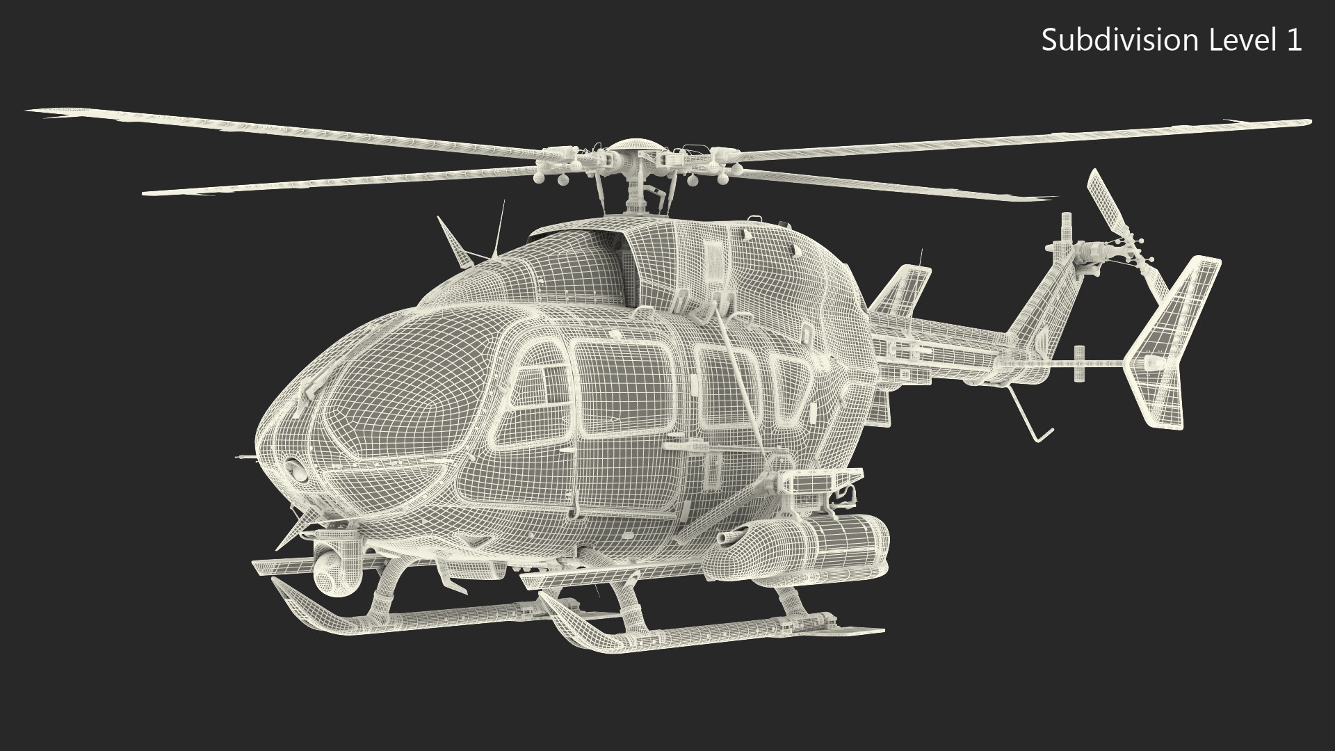 3D armed aerial scout 72x - TurboSquid 1495146