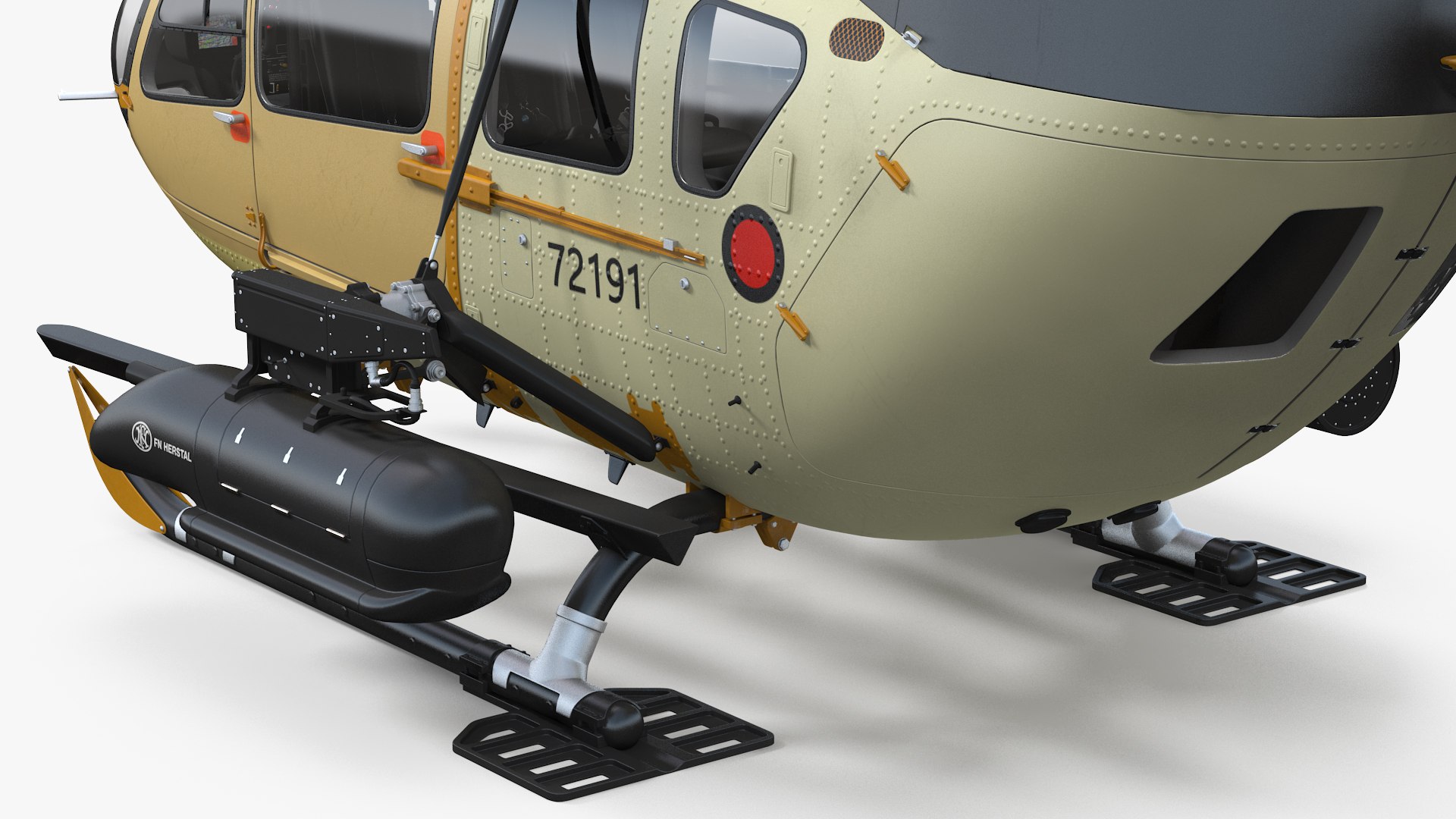 3D armed aerial scout 72x - TurboSquid 1495146