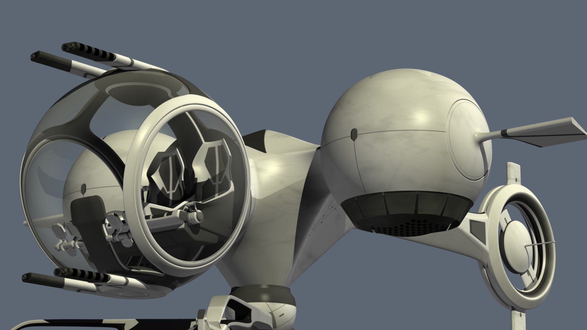 3d Bubbleship Oblivion