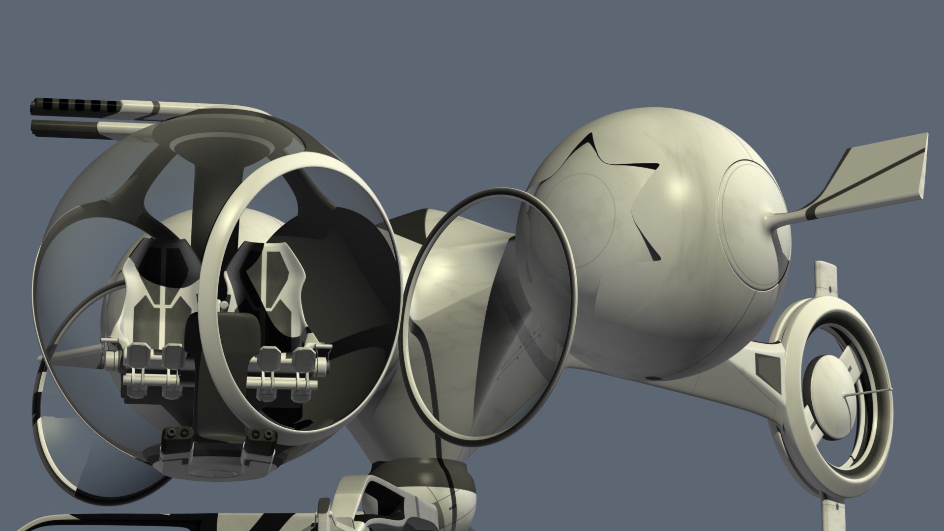 3d Bubbleship Oblivion