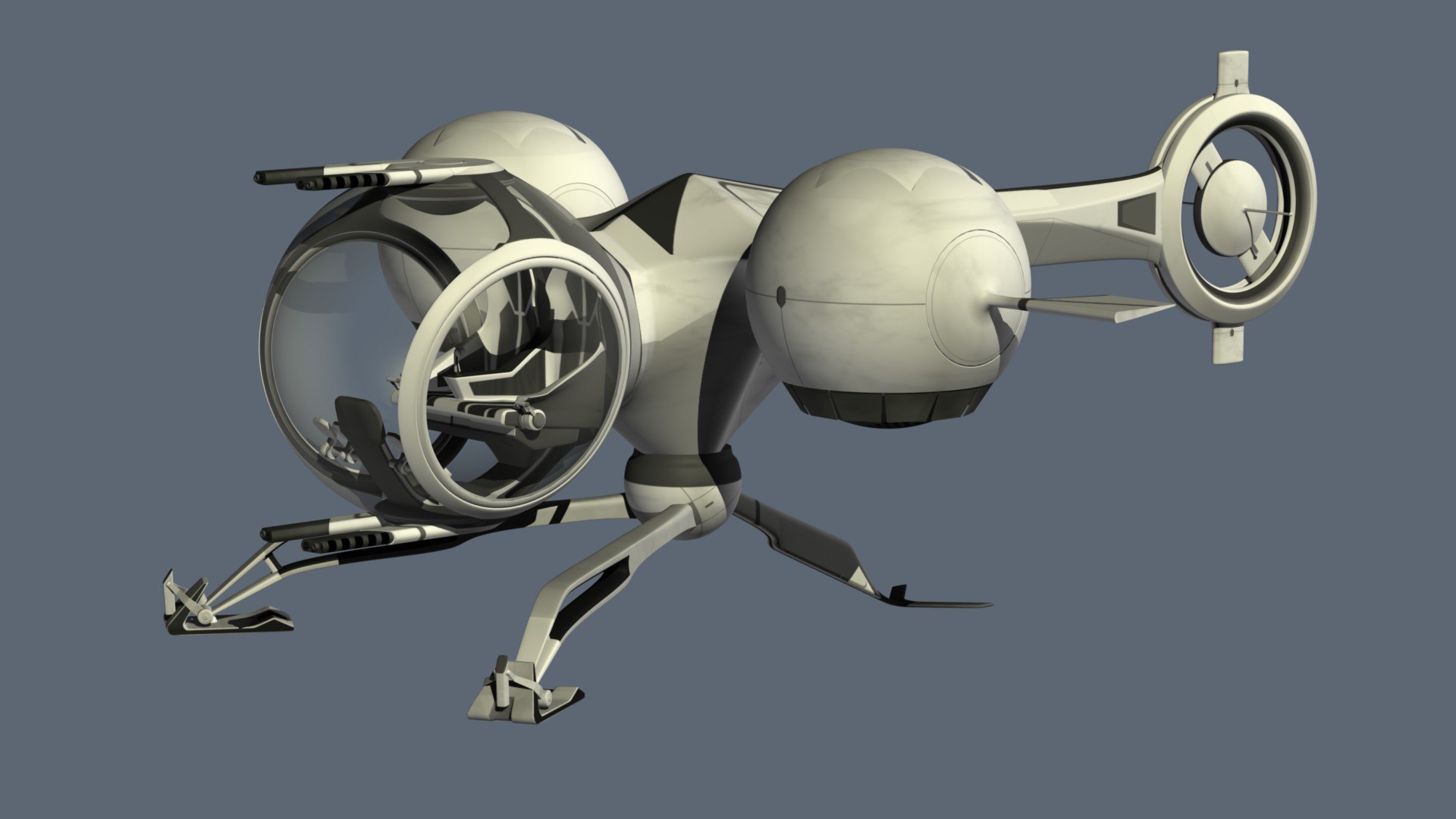 3d Bubbleship Oblivion