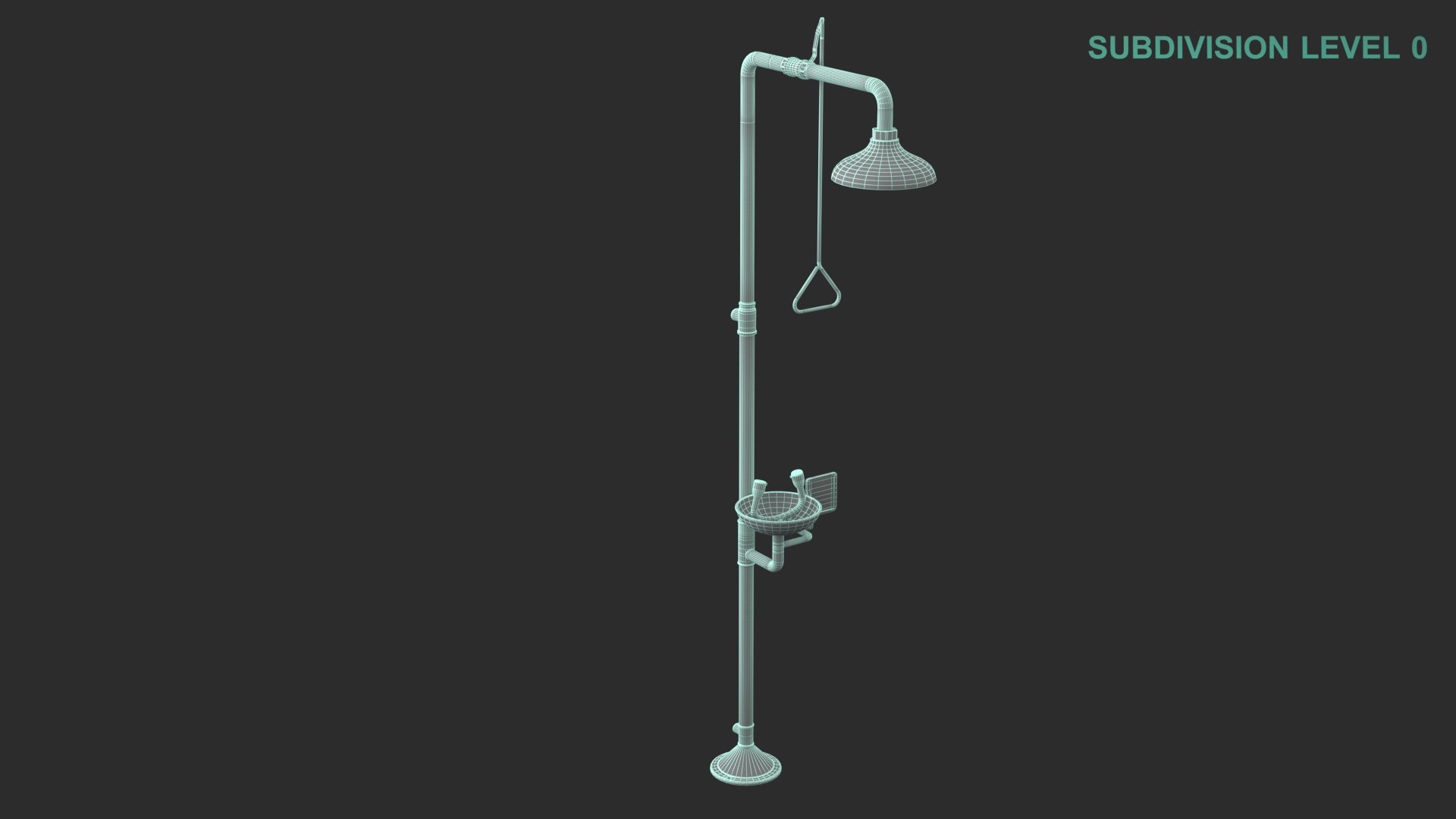 Laboratory Shower 3D model - TurboSquid 1804728