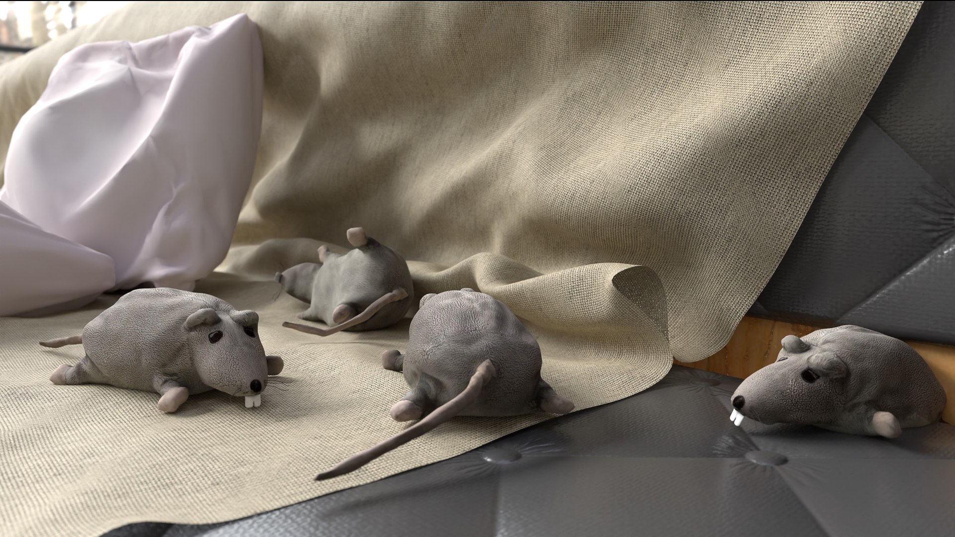 3D Rigged Soft Toy Rat - TurboSquid 2025176