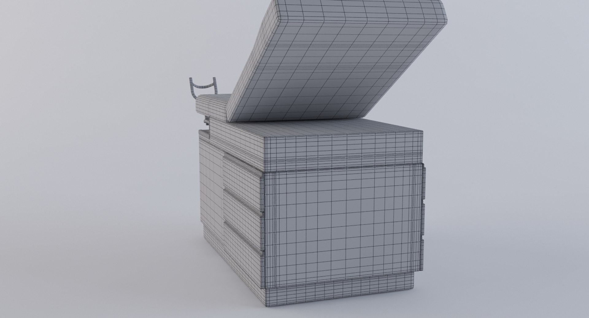 3D Exam Table Model - TurboSquid 1376795