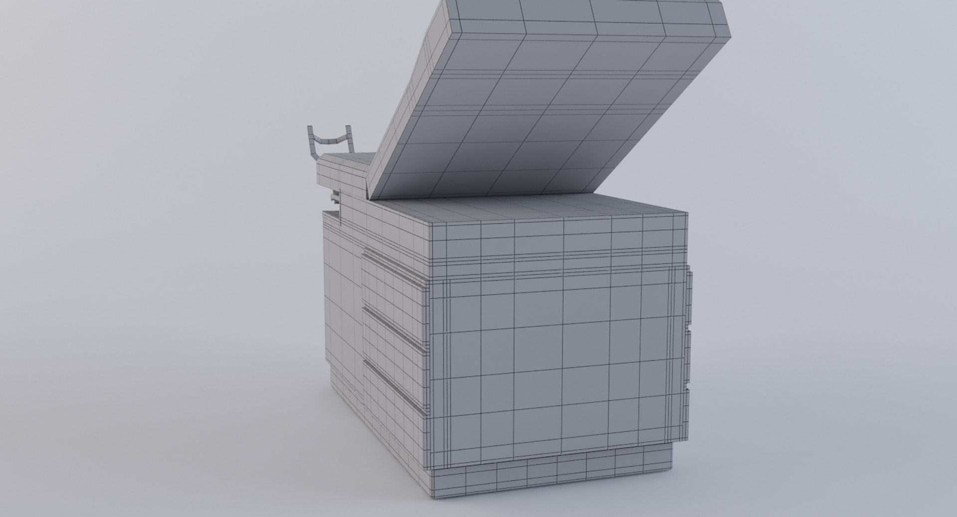 3D Exam Table Model - TurboSquid 1376795