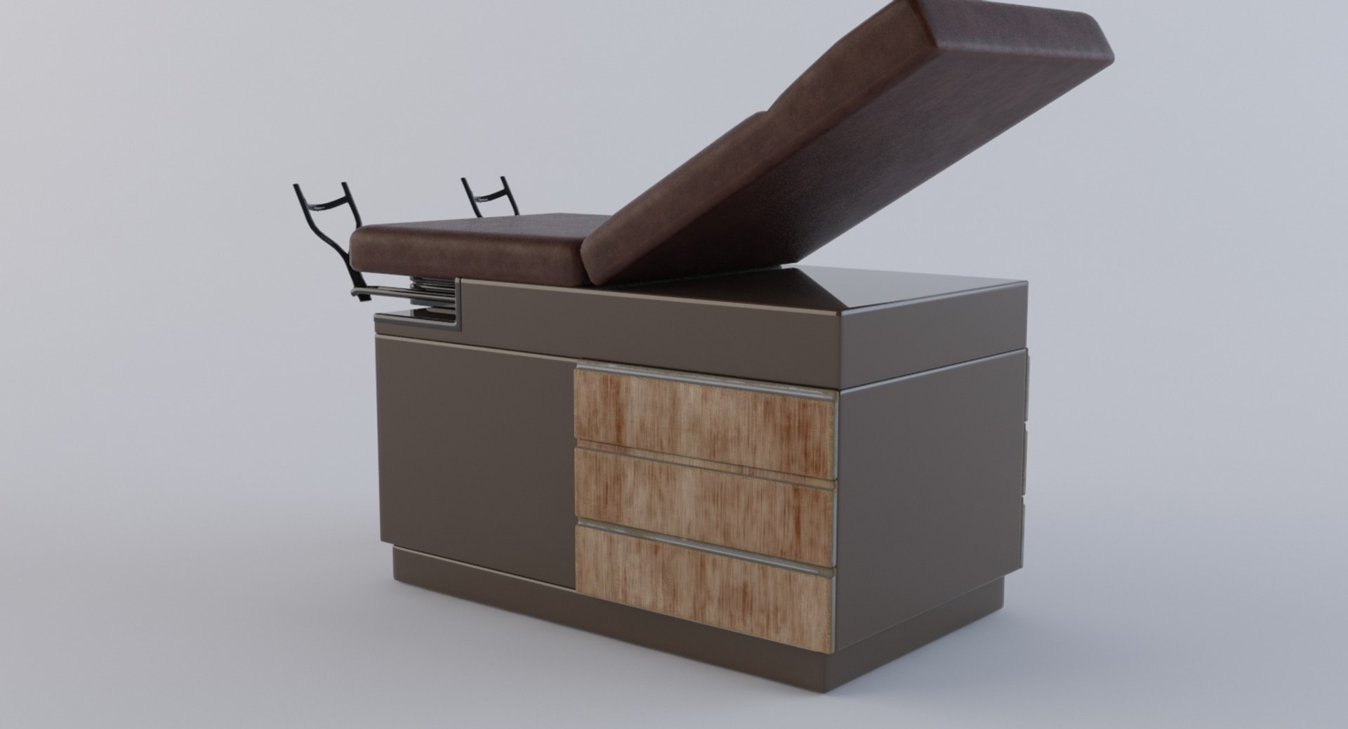 3D Exam Table Model - TurboSquid 1376795