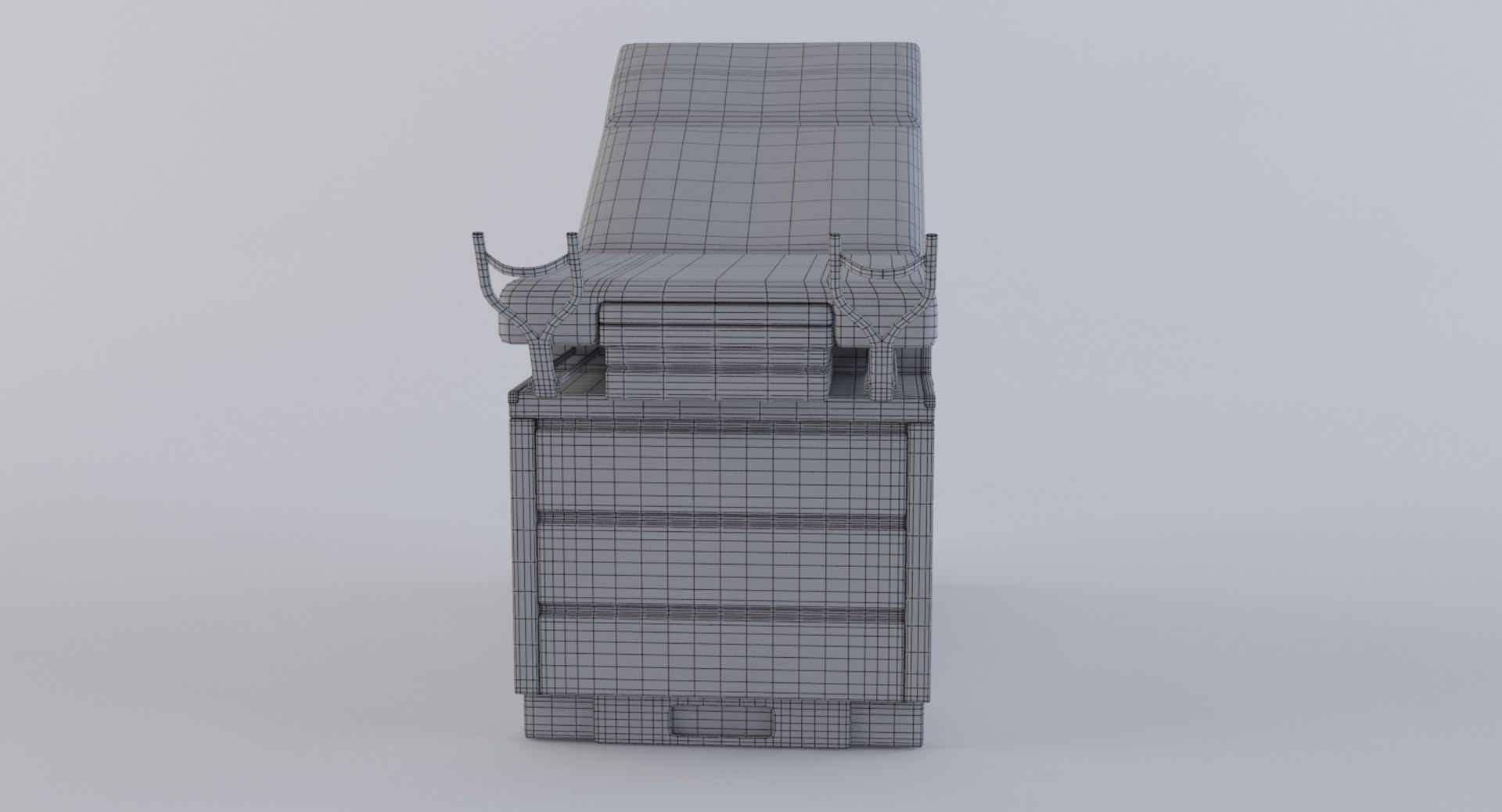 3D Exam Table Model - TurboSquid 1376795