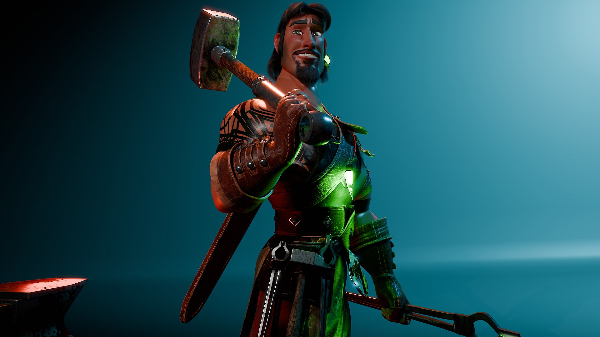 Blacksmith 3D Model - TurboSquid 2283507