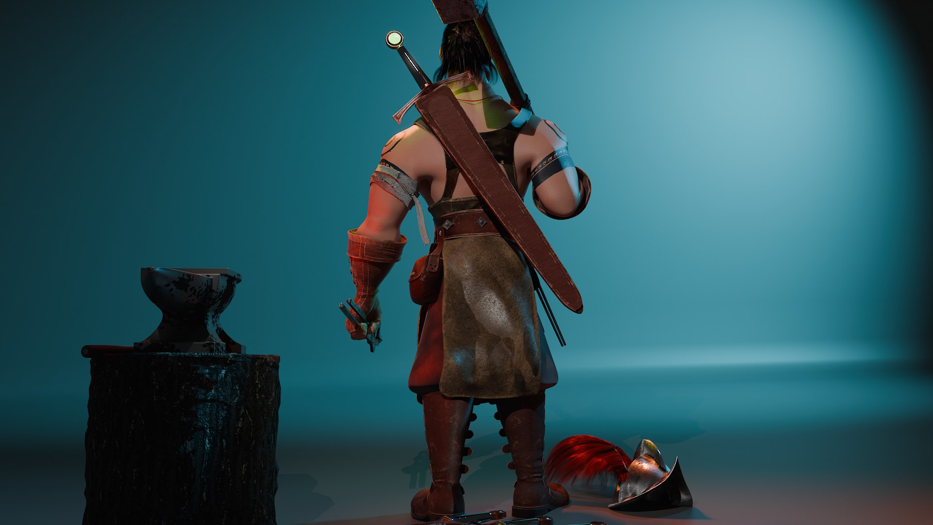 Blacksmith 3D Model - TurboSquid 2283507