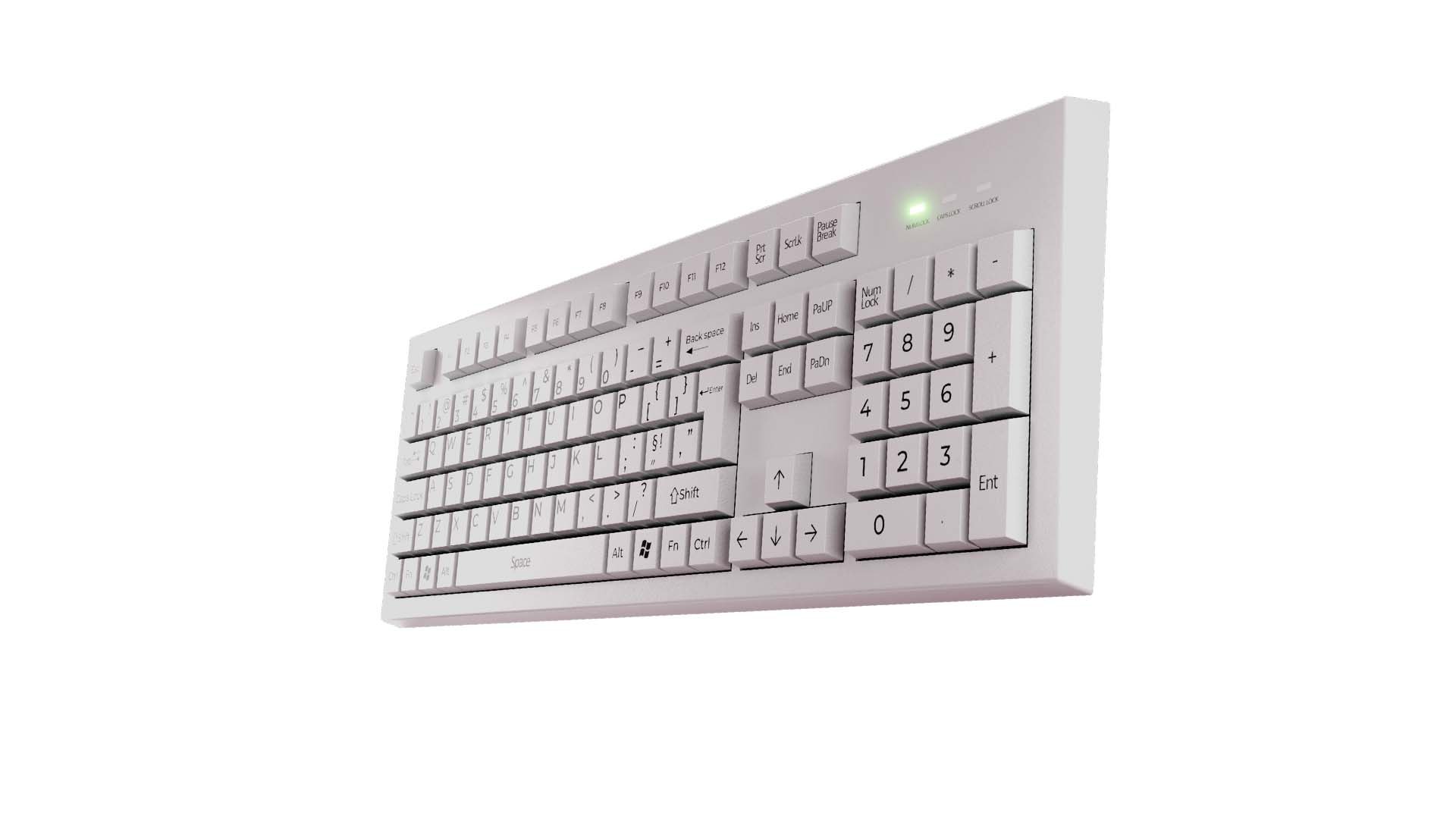 Keyboard Model - TurboSquid 2019551