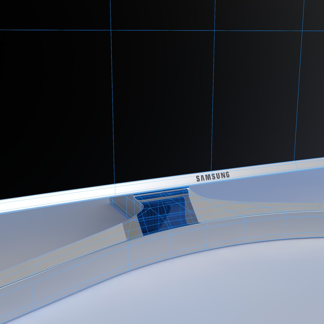 samsungs curved tv 3d obj