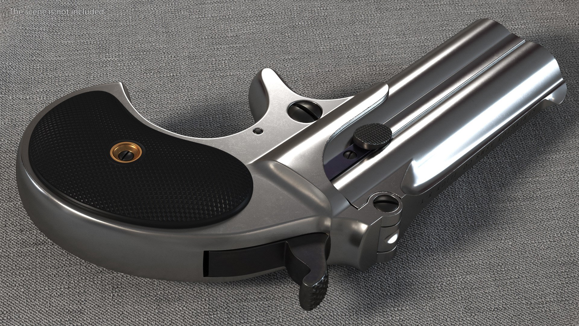 3D Remington Gun Model 95 Derringer - TurboSquid 1971802