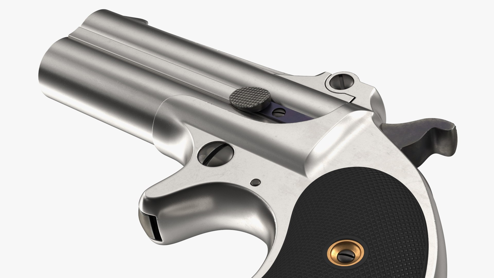3D Remington Gun Model 95 Derringer - TurboSquid 1971802