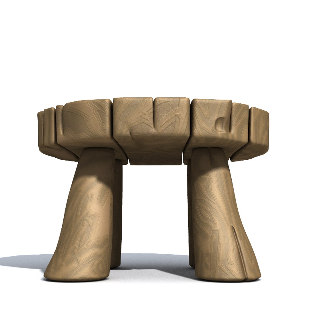 Cartoon Table 3d Model