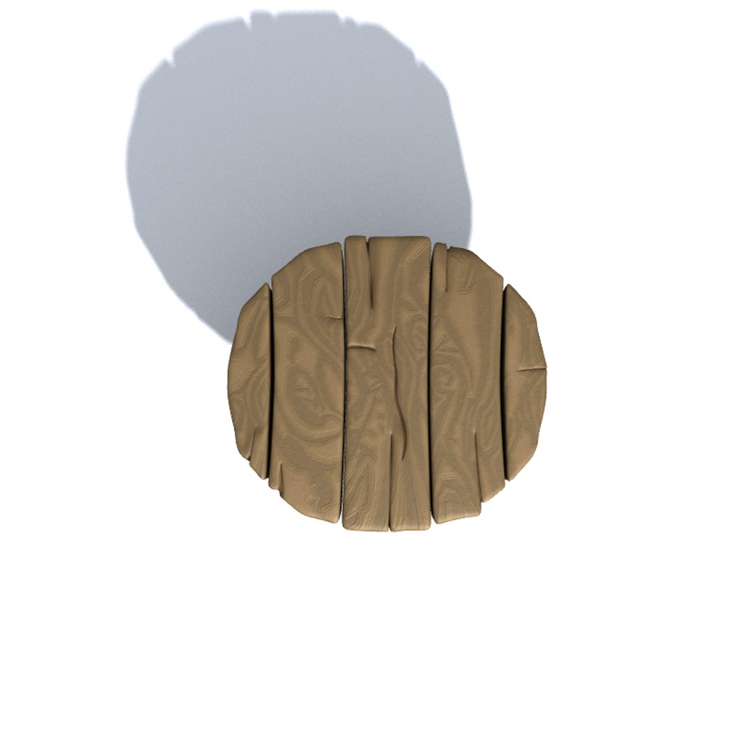 Cartoon Table 3d Model